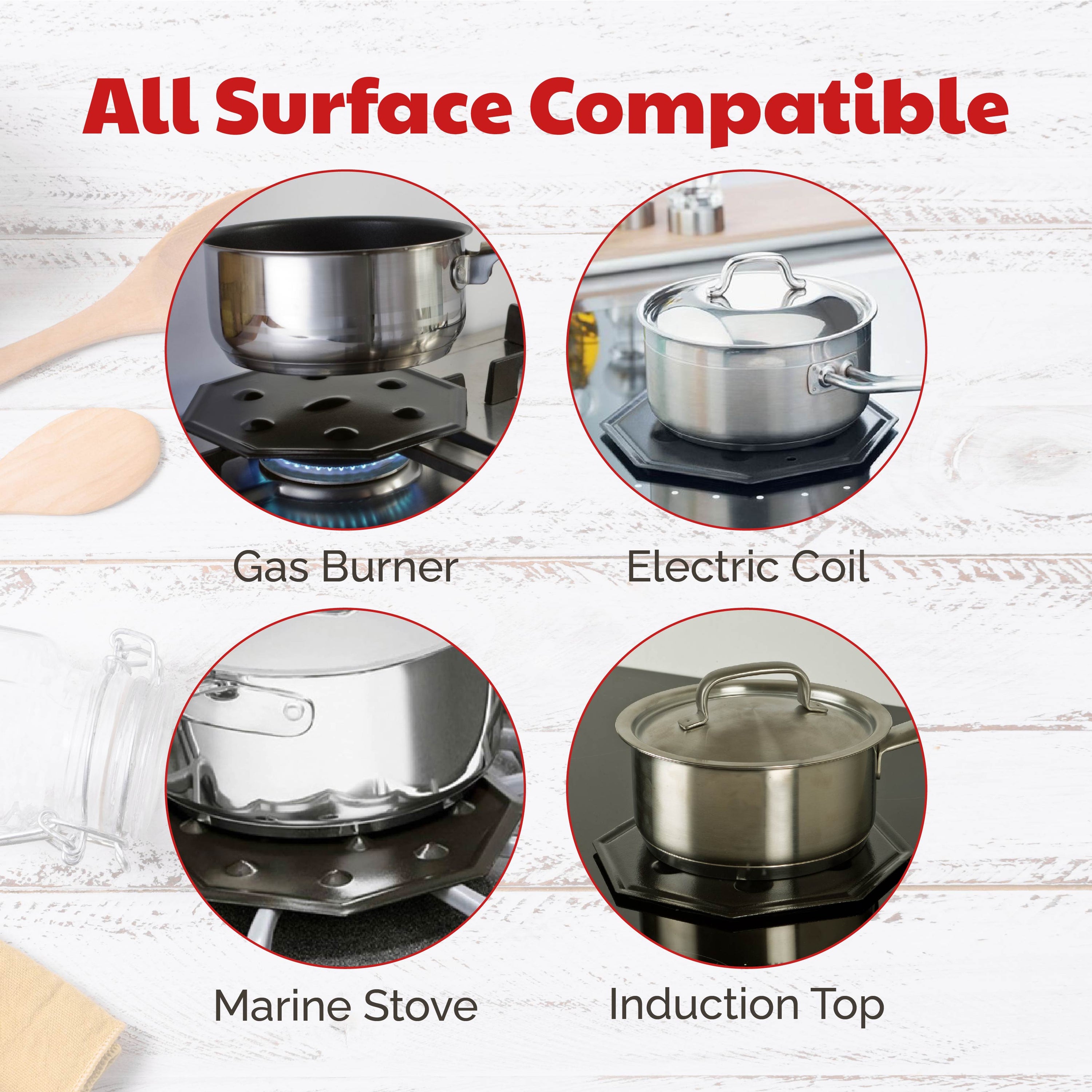 Cooks Innovations SimmerMat Heat Diffuser for All Stove Types Dishwash